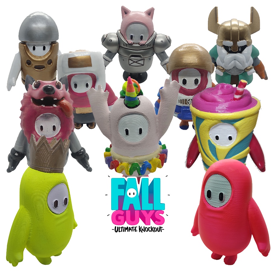 Boneco Fall Guys - Todas Skins Disponiveis | Shopee Brasil