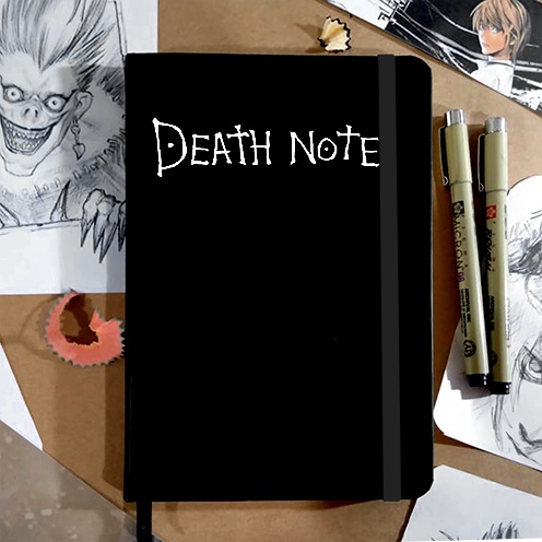Caderno DEATH NOTE Sketchbook Capa dura GRANDE 21X14cm | Shopee Brasil