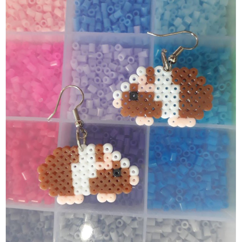 Brinco Hamster - Perler Beads/Hama Beads/Pixel Art | Shopee Brasil