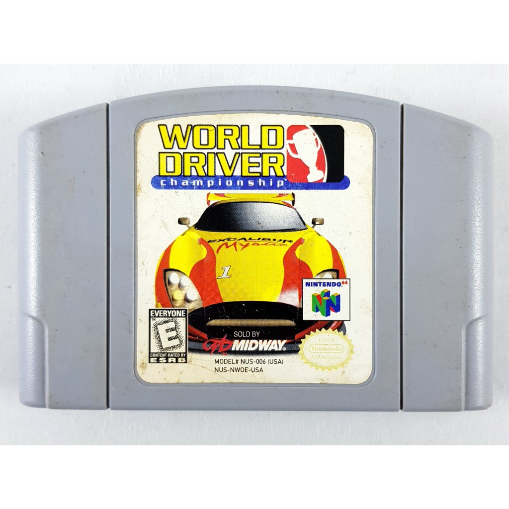 World Driver Championship para Nintendo 64 Usado | Shopee Brasil
