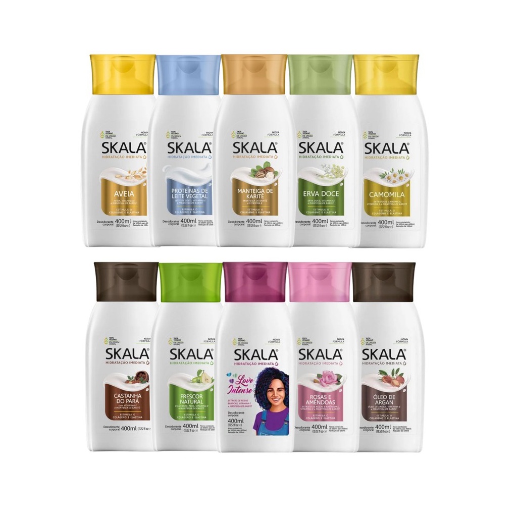 Hidratante Skala Corporal 400ml Loção | Shopee Brasil