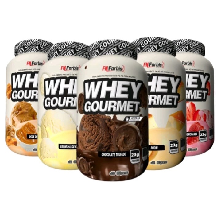 Whey Protein Gourmet 907g FN FORBIS Top de Sabor | Shopee Brasil