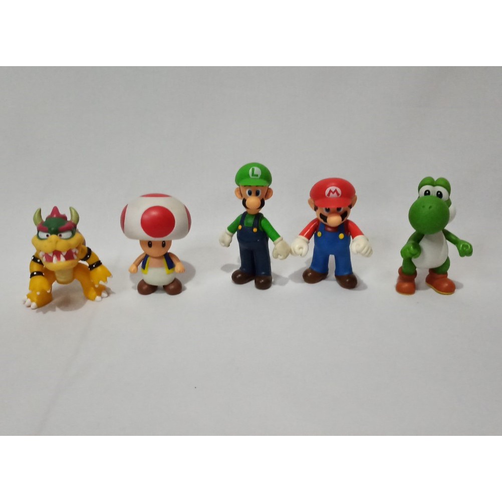 Boneco Super Mario Bros Action Figure 12cm Colecionáveis | Shopee Brasil