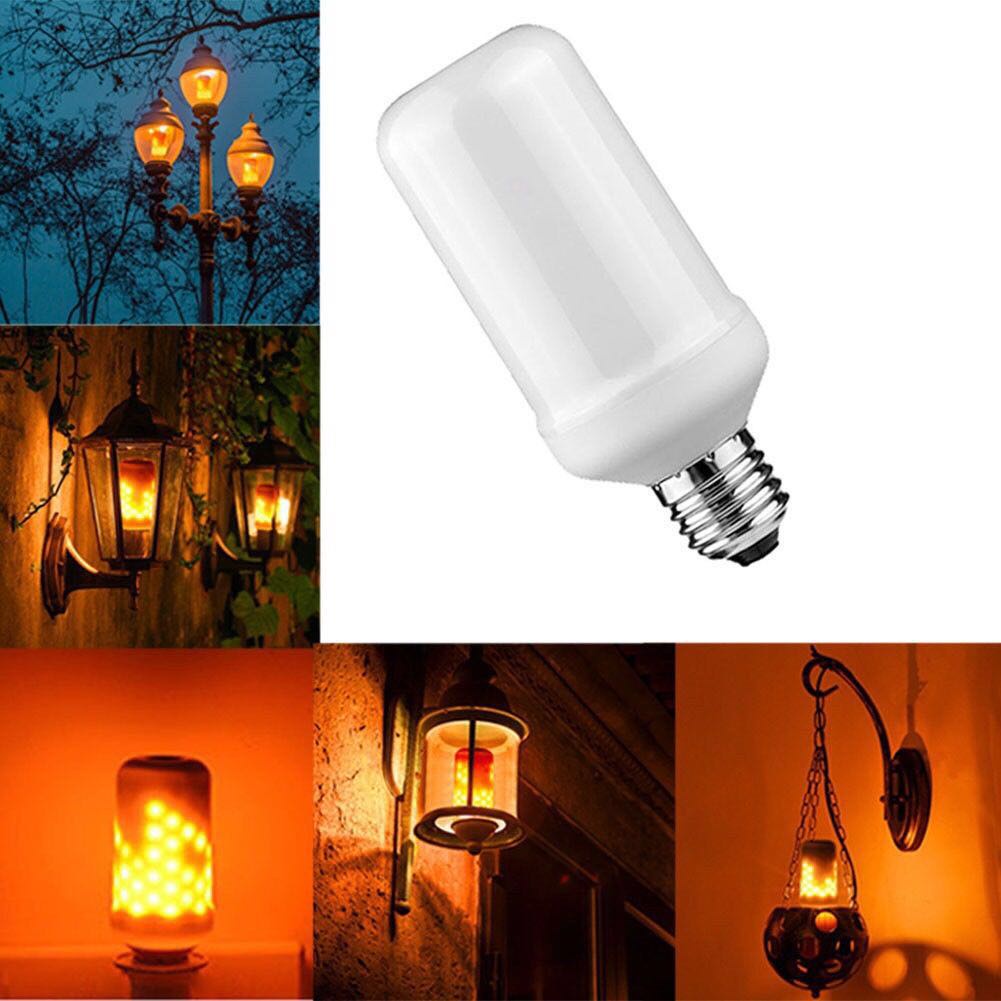 Lampada Led Efeito Chama Fogo Tocha Flame Light E27 bivolt TB-0566 ...
