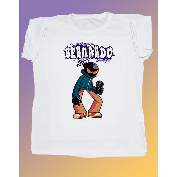 Camiseta Friday Night Funkin Whitty Personalizamos com nome e qualquer ...