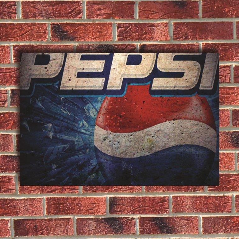 Placa Decorativa Bebidas Pepsi | Shopee Brasil