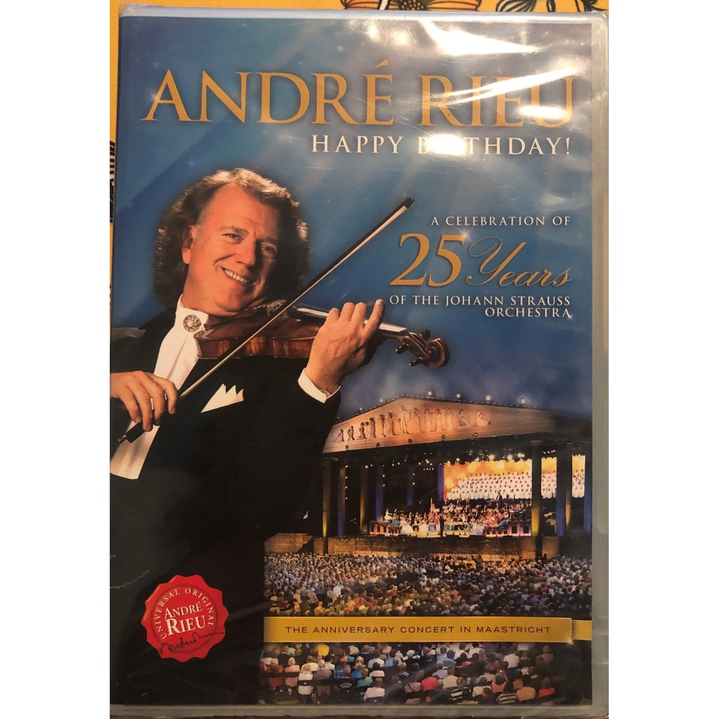 DVD "ANDRE RIEU - HAPPY BIRTHDAY" | Shopee Brasil