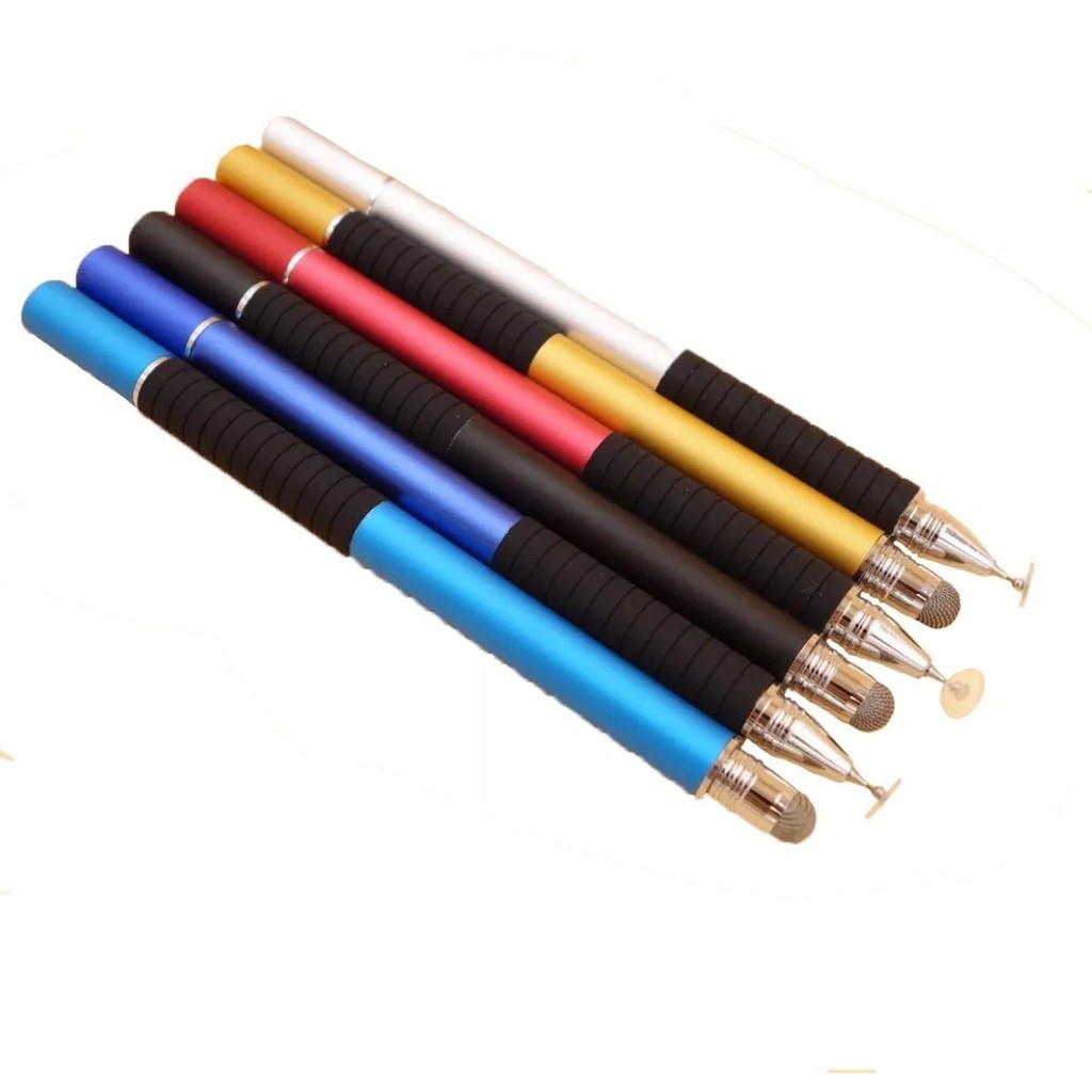 Caneta Touch Pen Stylus Ponta Fina iPhone iPad Android Cores | Shopee ...