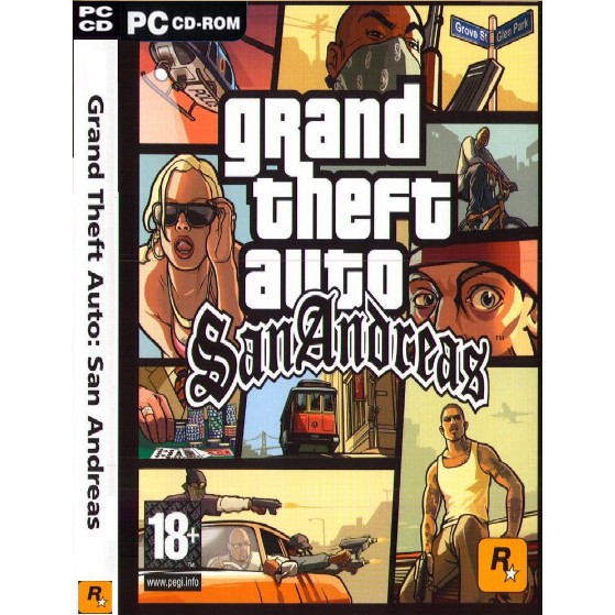 Grand Theft Auto San Andreas (PC) | Shopee Brasil