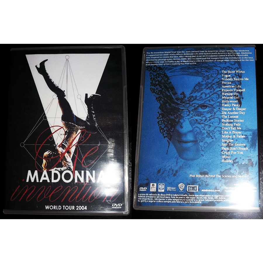 Dvd Madonna - Re-invention Tour Lisboa | Shopee Brasil