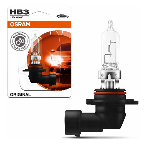 Lâmpada Osram Halógena HB3 Standard Original Line 3200K 12V 60W Farol ...