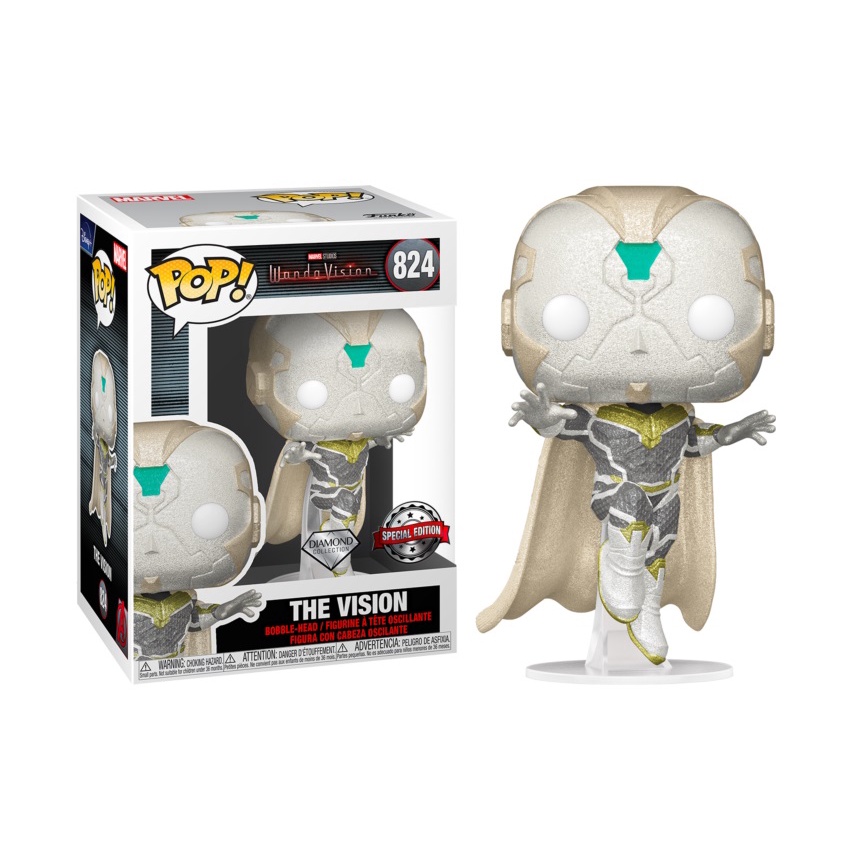 Funko Pop Marvel Studios Wanda Vision The Vision 824 Exclusivo | Shopee ...