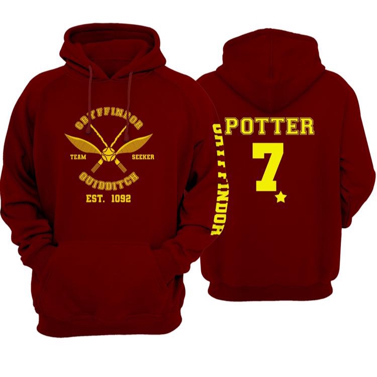 Moletom Blusa De Frio Harry Potter Grifinoria Atletica Masculino Feminino | Shopee Brasil