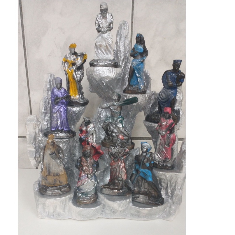 Altar Conga 12 Orixas - Decoracao Umbanda Candomble | Shopee Brasil