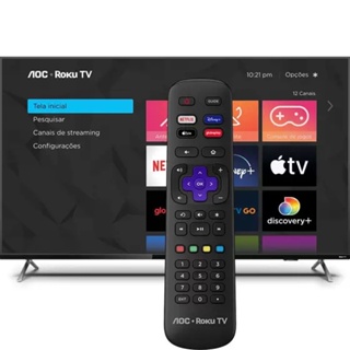 Smart Tv Aoc Roku Led 50 Polegadas 4k Uhd Wi-fi 50u6125/78g | Shopee Brasil