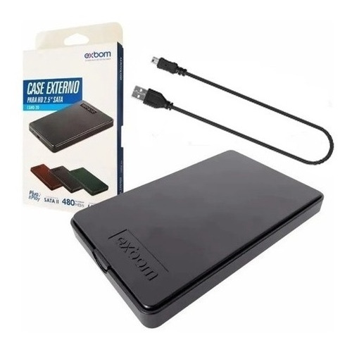 Case Hd Externo Usb 2.0 2.5 Hd Notebook Sata Pc Xbox Ps3 Ps4 - Faz a Boa!