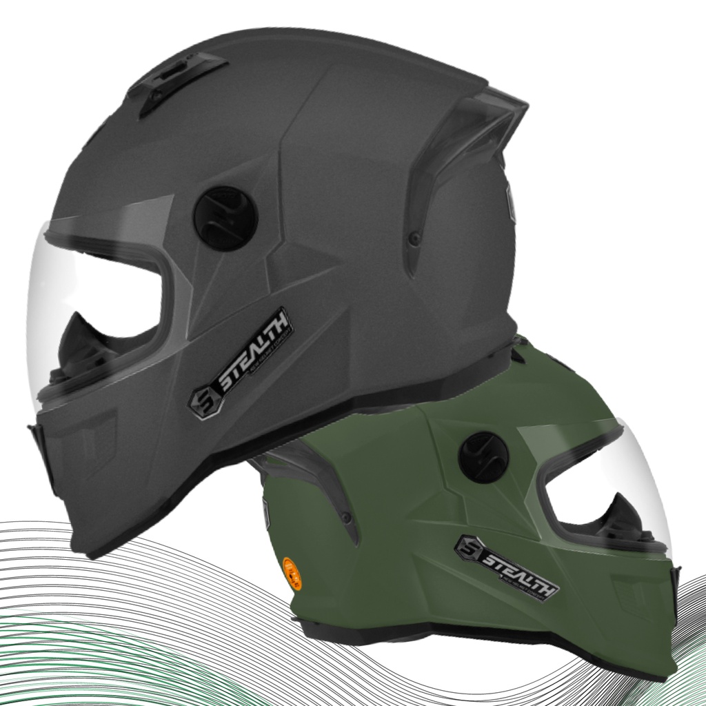 Capacete Moto Fechado Integral Pro Tork Stealth Solid Fosco Masculino/Feminino Viseira Cristal ...