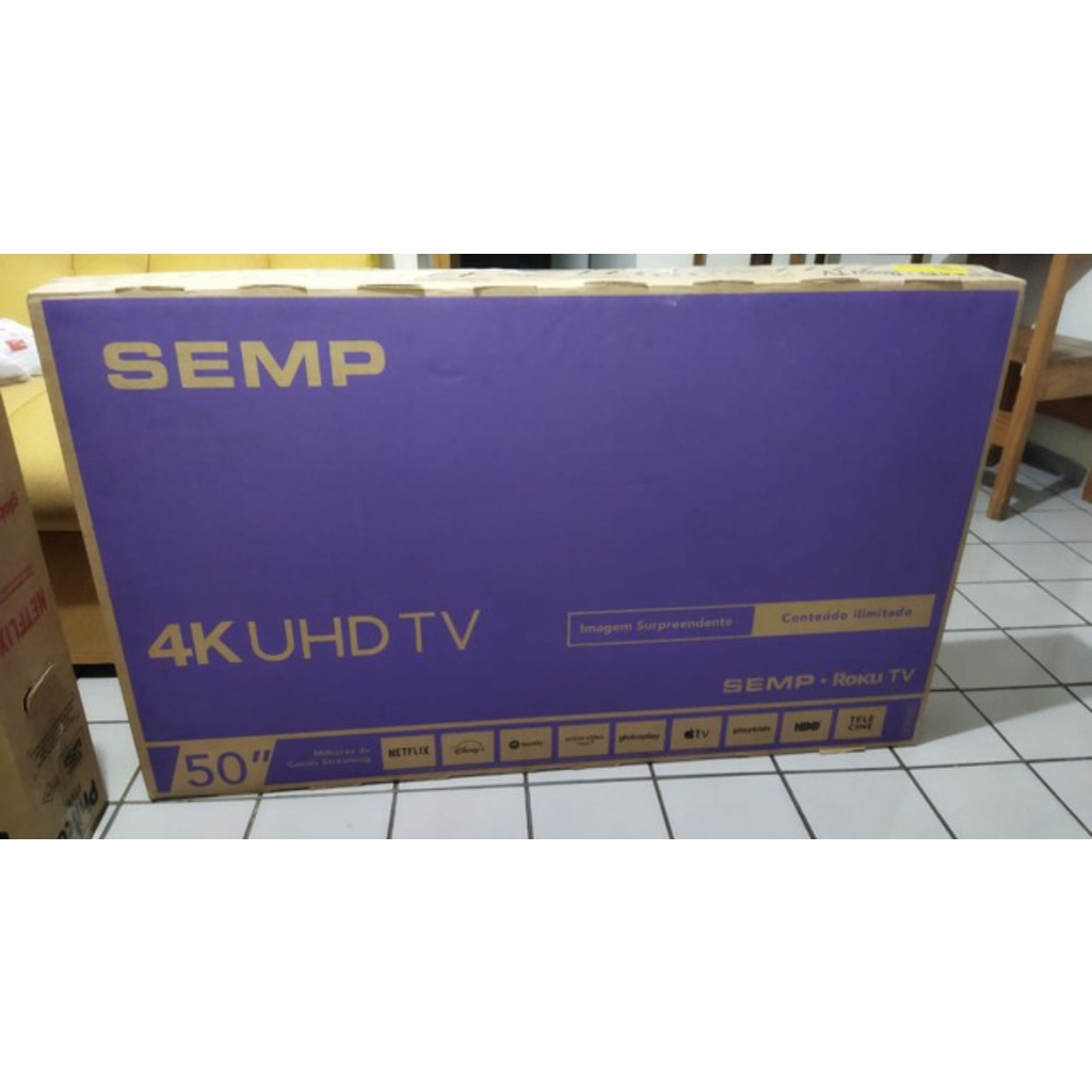 SMART TV LED 50 SEMP 50RK8500 (NOVA NA CAIXA) | Shopee Brasil
