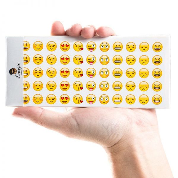 Cartela com 55 Adesivos Emoji | Shopee Brasil
