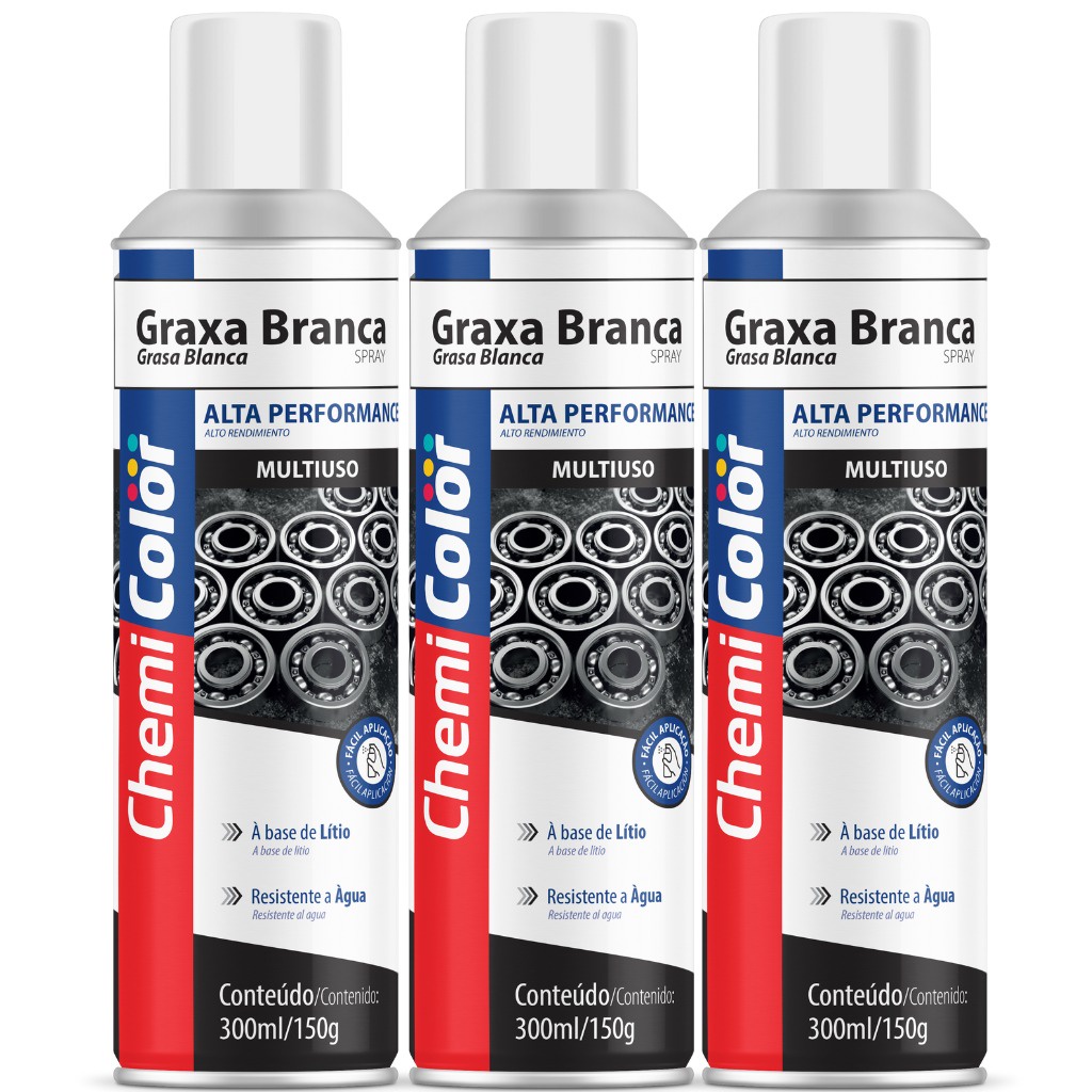 Graxa Branca de Lítio Pura Resistente a Água - Náutica - Escorrega o Preço
