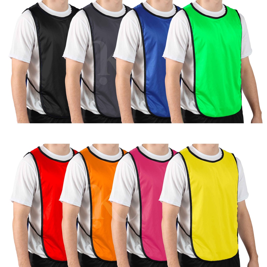 Kit 5 Colete De Futebol Simples Com Uma Face Tecido | Shopee Brasil