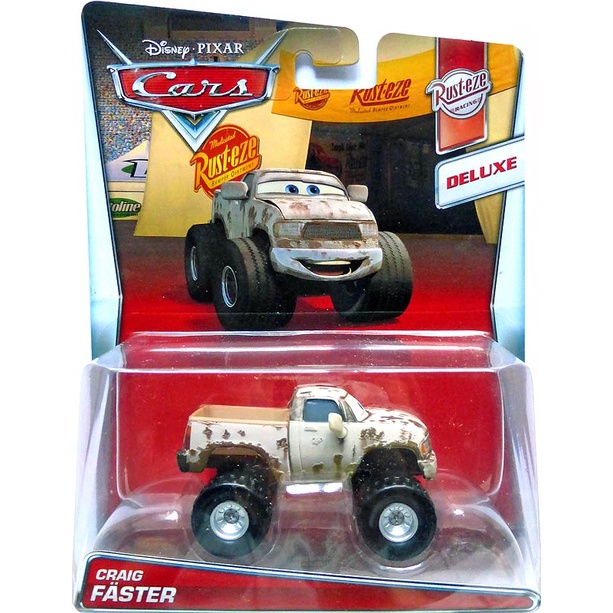 Disney Cars Craig Faster Pick-up Enferrujada Deluxe Mattel | Shopee Brasil