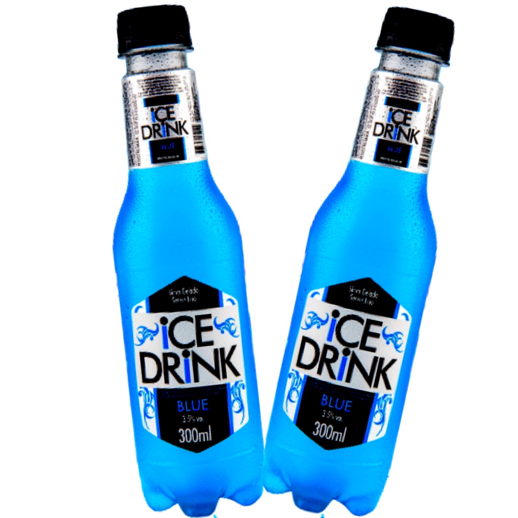 Bebida Ice Drink Blue 300 Ml - Escorrega o Preço
