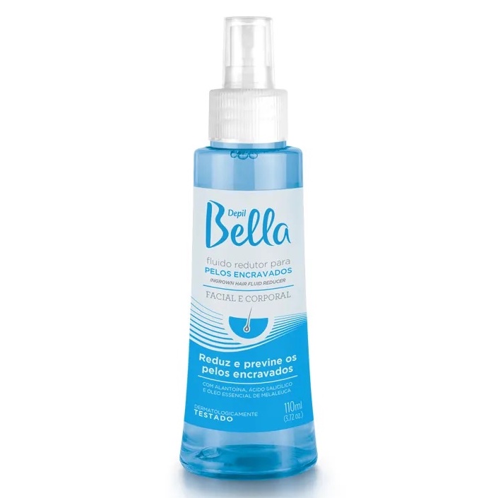 Fluido Redutor Para Pelos Encravados Facial e Corporal Depil Bella ...