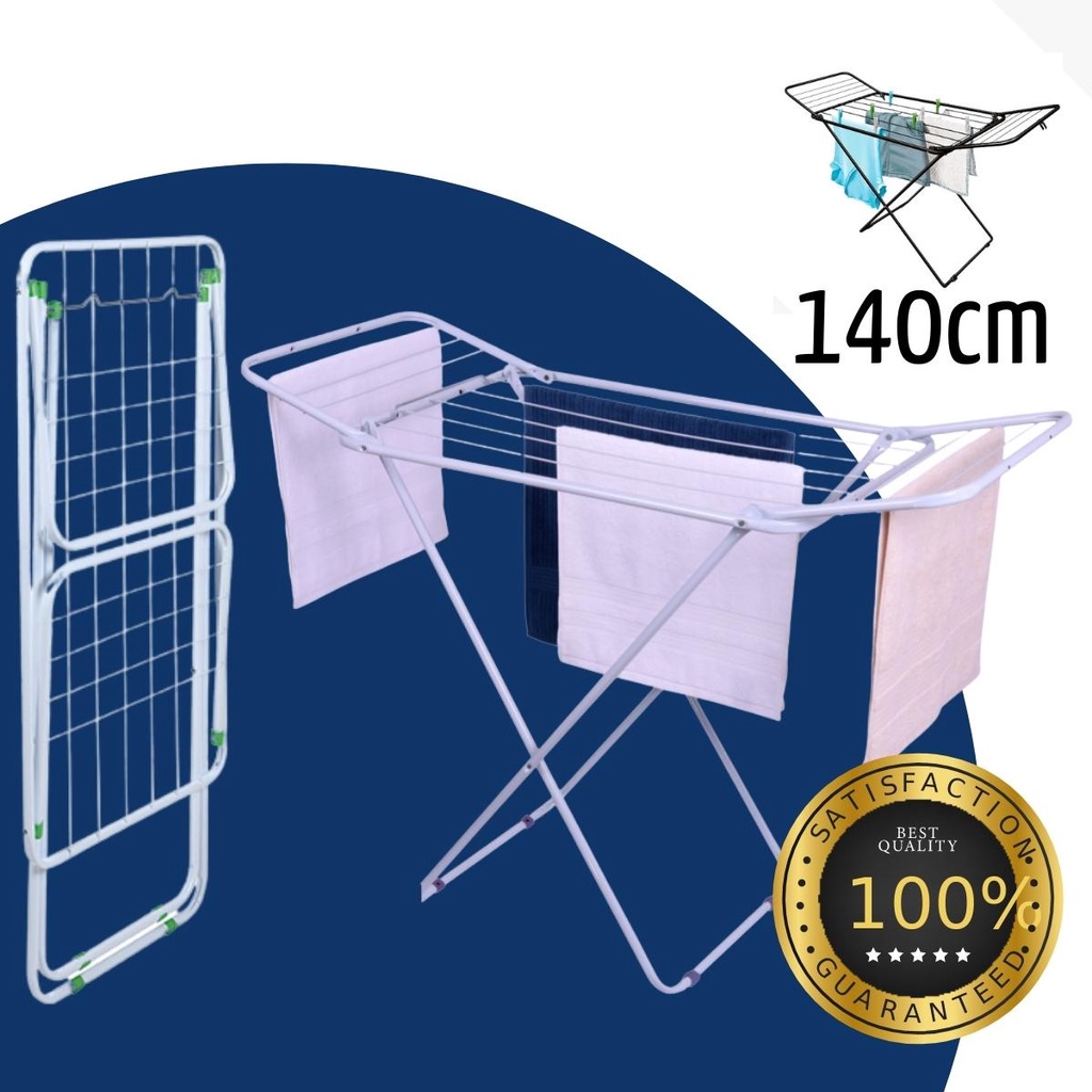 Varal Roupas De Chão Com Abas 140cm Portatil Grande retratil para ...