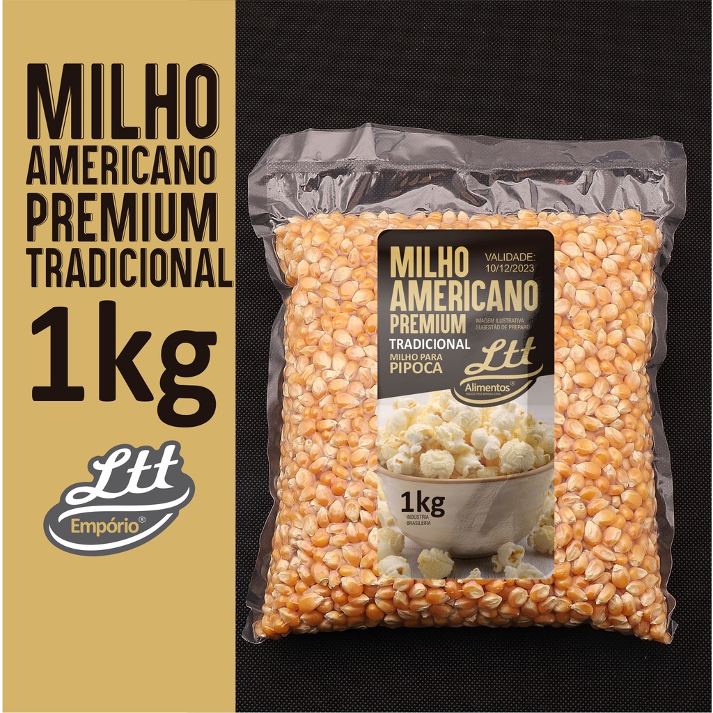 milho para pipoca americano 1 kilo | Shopee Brasil