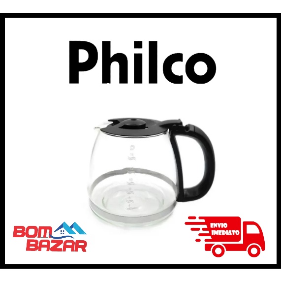Jarra de Vidro ORIGINAL da Cafeteira PHILCO /PH14 / PH 14 Plus / Philco PH14 Inox Digital - 14 ...