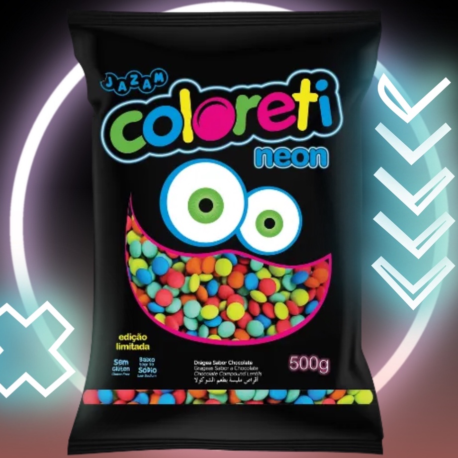 Coloreti Neon Jazam Edição Limitada - 500g | Shopee Brasil