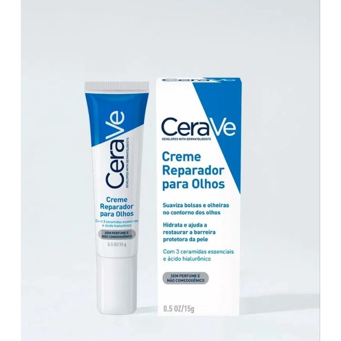 CERAVE - Creme Reparador para olhos - 15 ml | Shopee Brasil