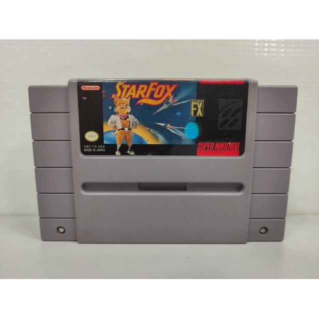 Cartucho Starfox Star Fox Super Nintendo Snes Original - Escorrega o Preço
