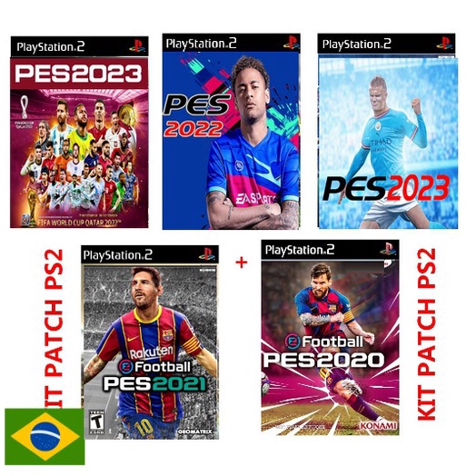 Kit Pes Ps2 2023 copa mais 2020 2021 2022 e 2023 (5jgs) Futebol Top! | Shopee Brasil