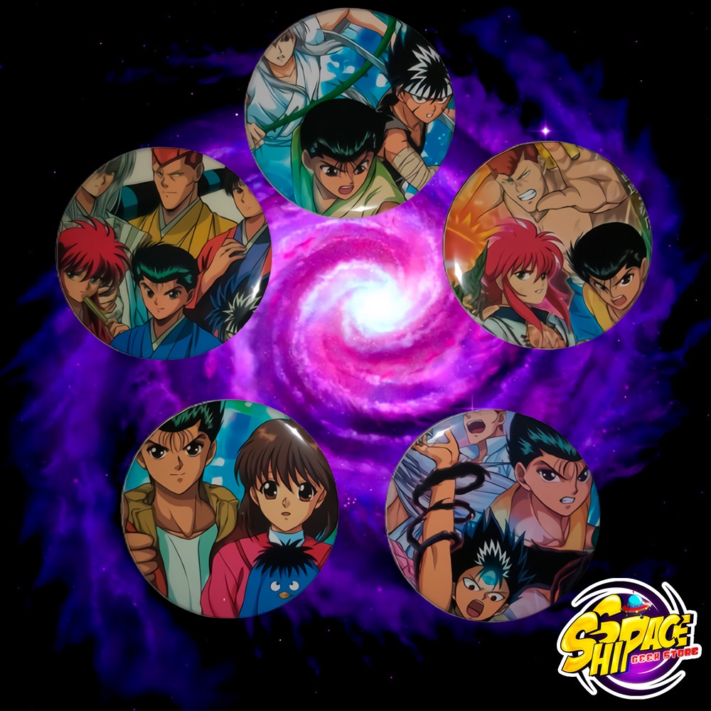 Bottons Yu Yu Hakusho S5302 - 5 Unidades | Shopee Brasil