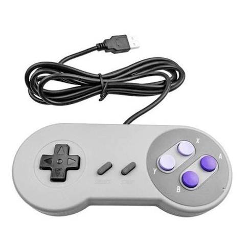 Controle Super Nintendo Usb | Shopee Brasil