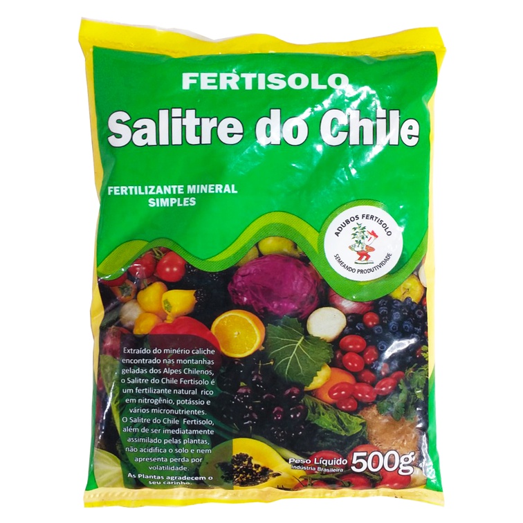 Salitre Do Chile Fertilizante 500g Importado Adubo Original | Shopee Brasil