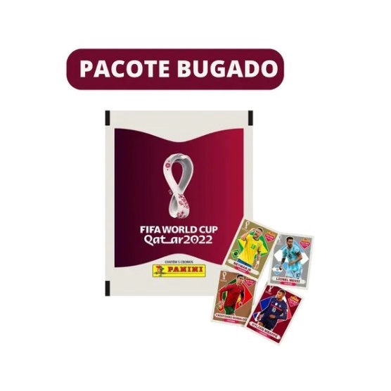 PACOTE BUGADO - FIGURINHA COPA DO MUNDO COM LEGEND | Shopee Brasil