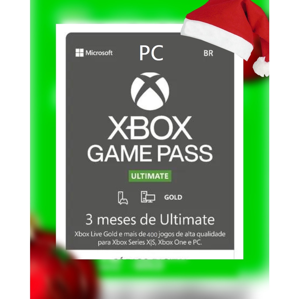 Xbox Gamepass Ultimate 3 Meses - 3 Códigos De 25 Digitos - Corre Que Ta ...