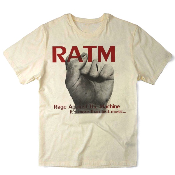 Camiseta Algodao RATM Rage Against The Machine Banda de Rock Bandas ...