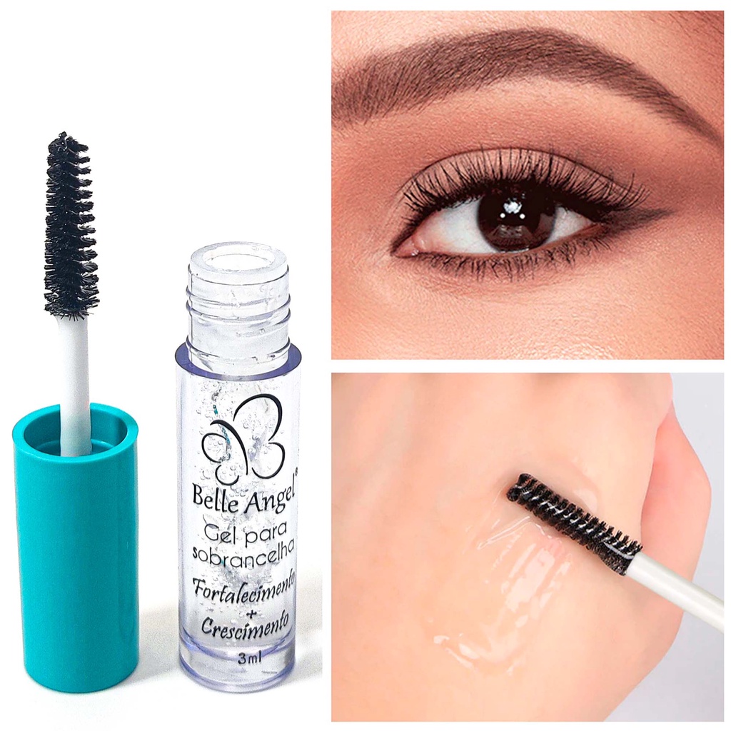 Gel Incolor para Sobrancelhas crescimento e fortalecimento Belle ...