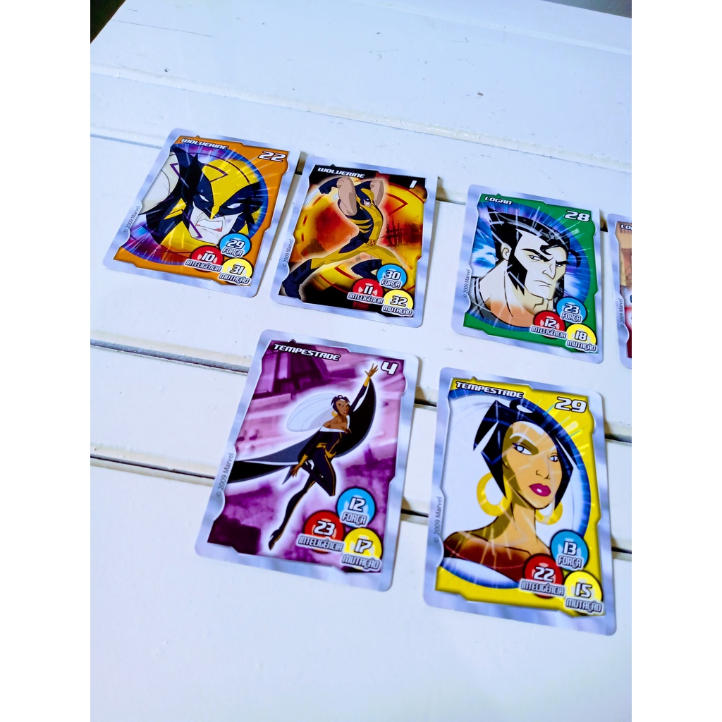 CARDS Wolverine & Os X-Men - Elma Chips - ORIGINAIS - Escorrega o Preço
