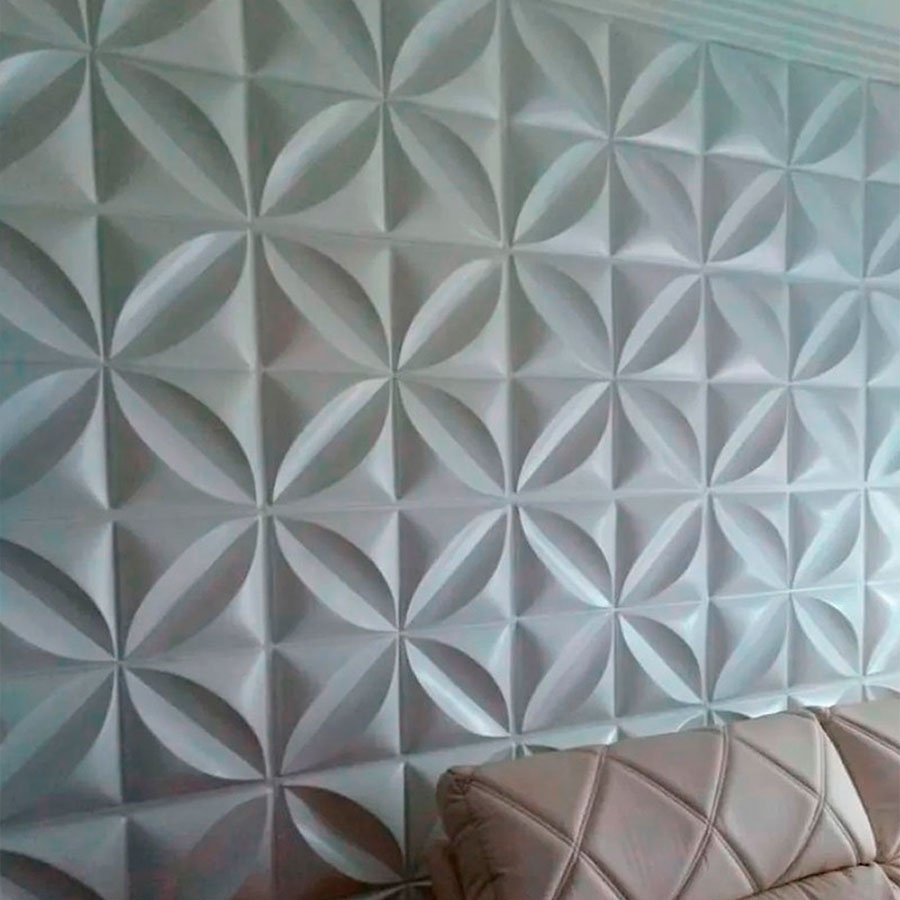 10 placas pvc 3d revestimento de parede decorativa 50 cm | Shopee Brasil