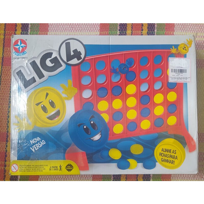 Jogo Lig 4 da Estrela | Shopee Brasil