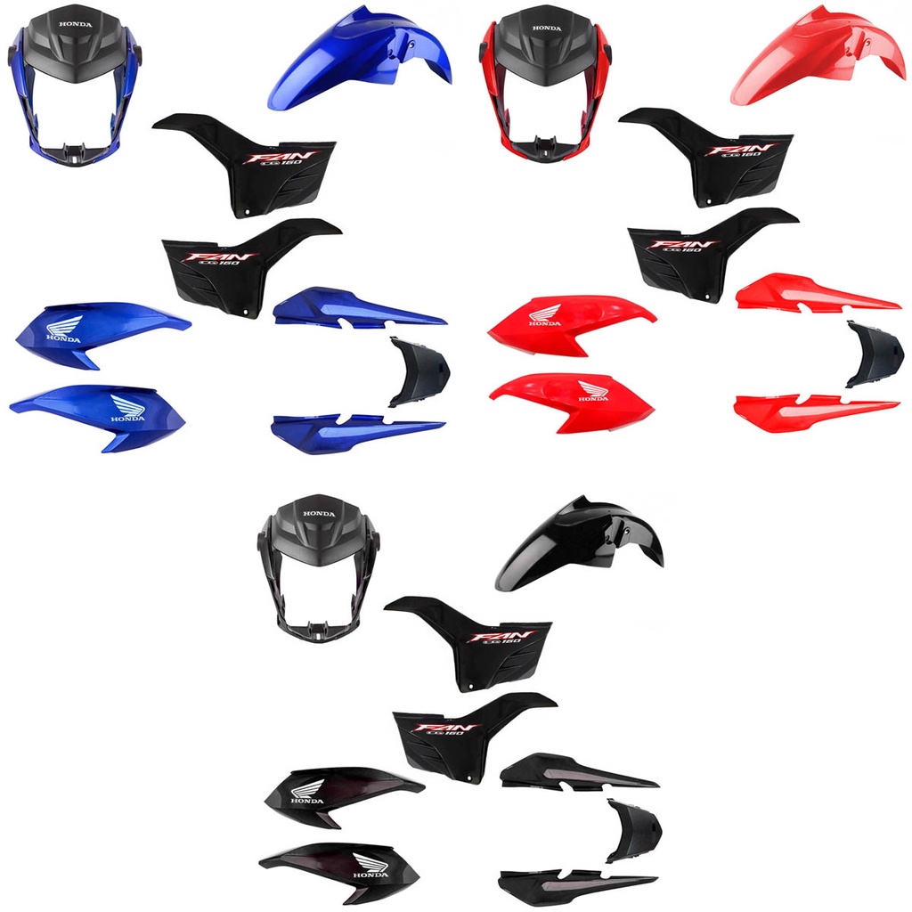 Kit Roupa Carenagem Completa Fan 160 2022 Fan160 | Shopee Brasil