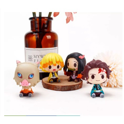 Mini Action Figure Demon Slayer Kimetsu no Yaiba | Shopee Brasil