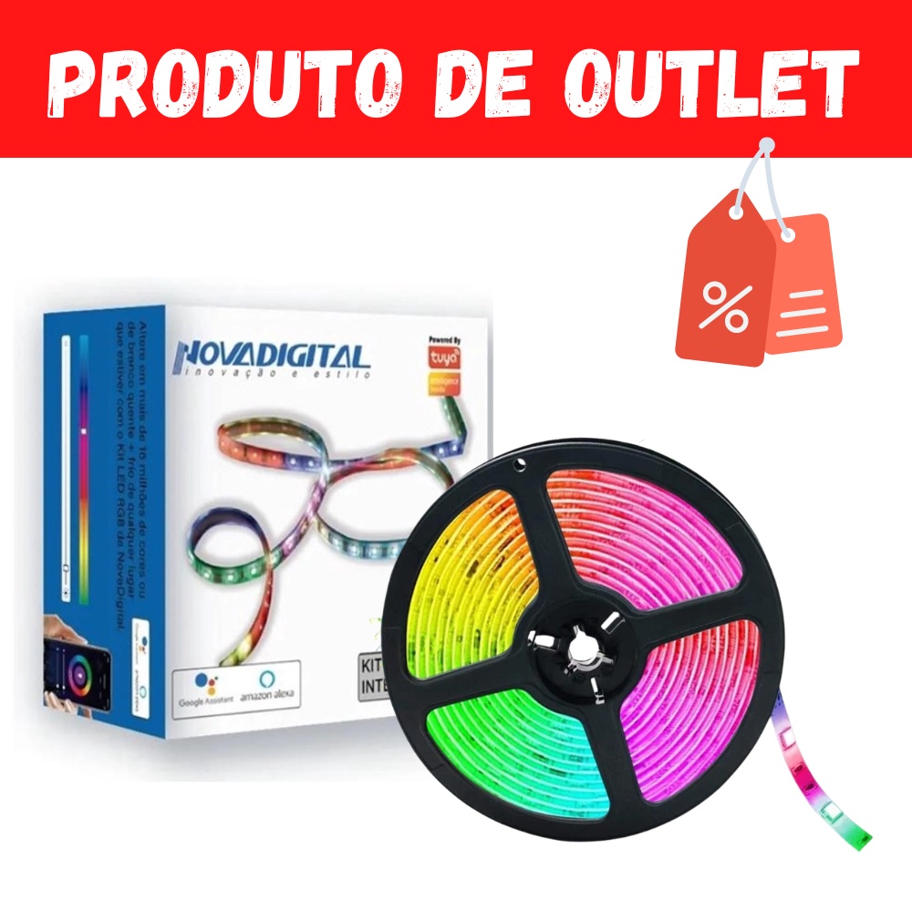 Smart Fita Led Rgb Positivo Wi Fi 3 Metros - Melhora o Preço