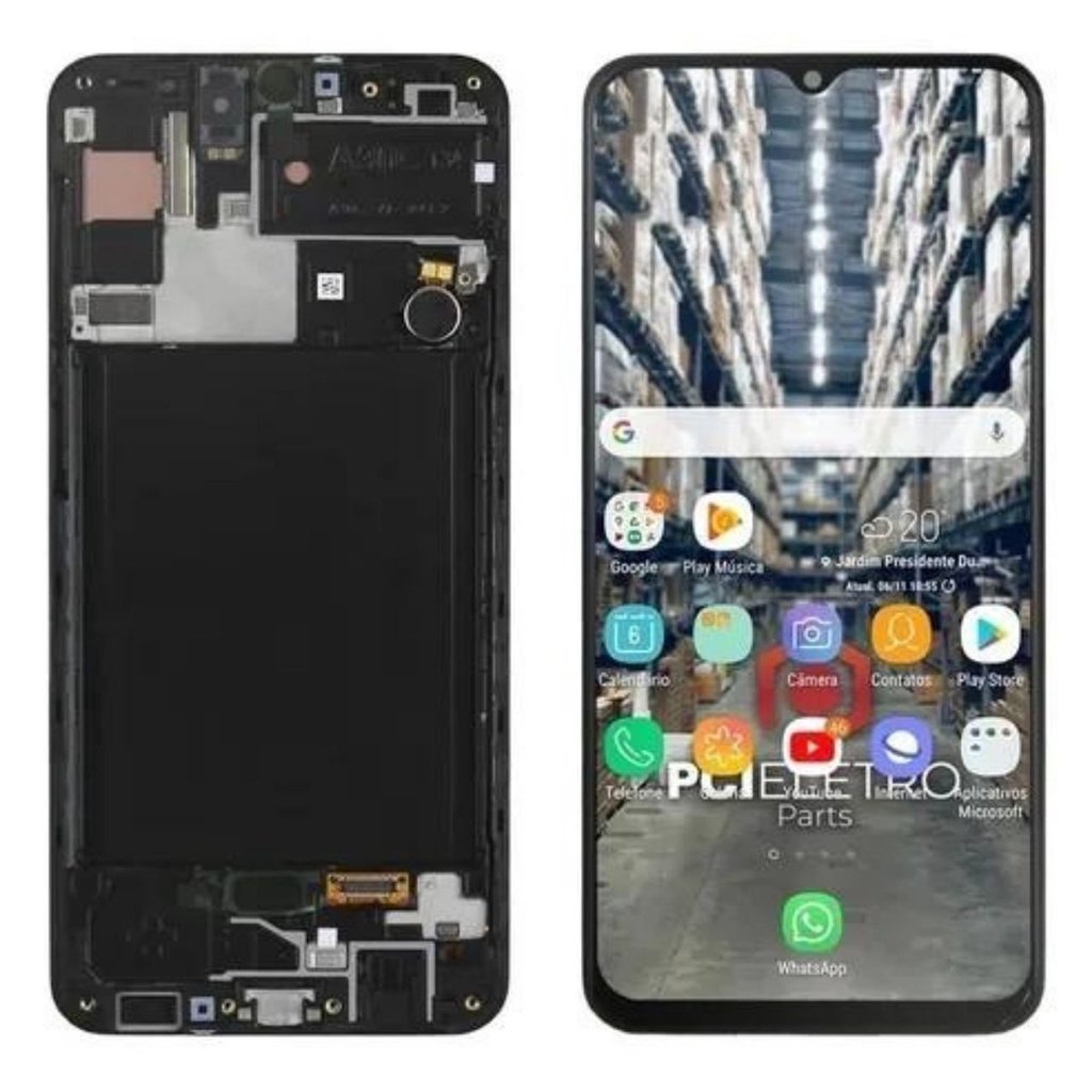 Tela Frontal Display LCD Touch Galaxy A30S incell Com aro | Shopee Brasil
