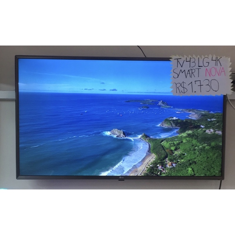 Tv, Televisão LG 43 Polegada Smart 4k | Shopee Brasil